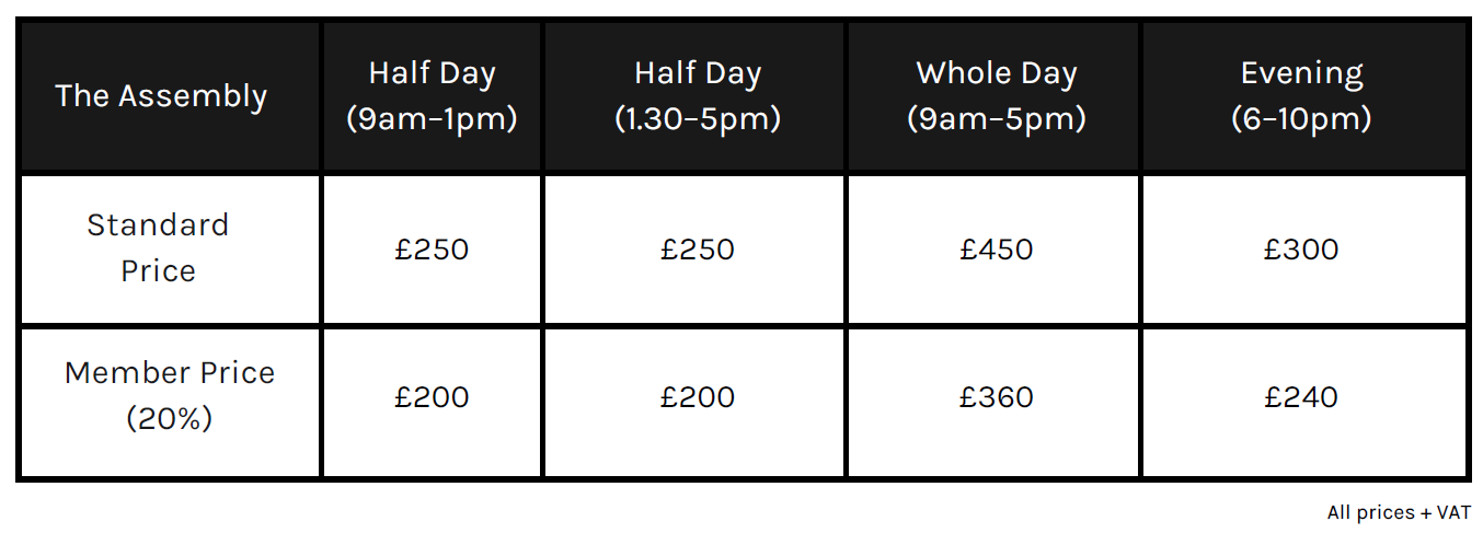 Venue Hire | Design West